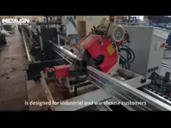 Heavy Duty Box Beam Roll Forming Machine With 1.5-2.5mm Thickness 15-20m/min Speed 5.5Kw Motor