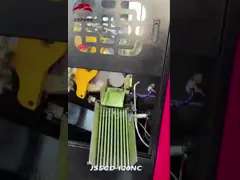 Angled Push CNC Circular Saw Machine Red Black Industrial Circular Saw