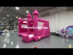 Factory Wholesale Pink Bouncer Jumping Inflatable Bouncy Castle for Events