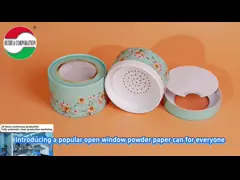 Περιβαλλοντικώς φιλικό Custom Cosmetic Cardboard Cylinder Kraft Round Paper Tube Packaging για σκόνη