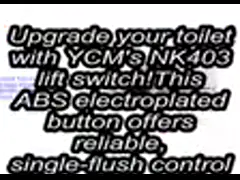 Toilet accessory lift switch - Old toilet button top lift ABS electroplated switch