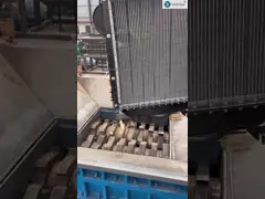 China Circuit Board Wood Cans Shredding Double Shaft Shredder Machine for sale