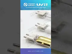 TC04 THG101279 Halogen heater Lamp gold coating Twin Tube infrared lamp for 3D printing machine