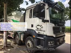 2021 Lingyu 16m³ Concrete Mixer Truck with 16m³ Agitator Capacity SHACMAN chassis