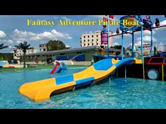 Cina Parco acquatico in fibra di vetro Parco giochi con scivoli per bambini in vendita