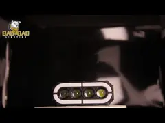 FRGB White Yellow Flash 4 Eyes 4lens Aluminum Multiple Color Motorcycle LED Fog Light