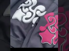 Custom 100 Cotton 3d Puff Print 400gsm French Terry Hoodie Manufacturers High Quality Oversized Casu