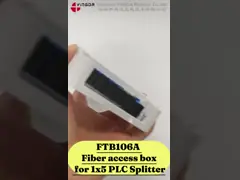FTTH 가정 및 외부 벽에 장착 된 1X5 스플리터와 함께 광섬유 종료 상자