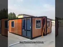 700mm Prefab Folding House with Grade A Fire Resistance