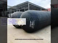China Submarine  Inflatable Pneumatic Rubber Fenders CCS BV Certification