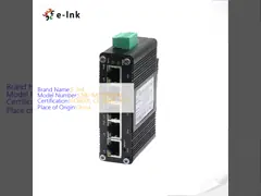 Mini Industrial Managed 4-Port 10/100/1000BASE-T 802.3at PoE + 1-Port 10/100/1000T Ethernet Switch