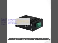 Mini Industrial 100/1000BASE-X SFP to 10/100/1000BASE-T 30W PoE+ Media Converter