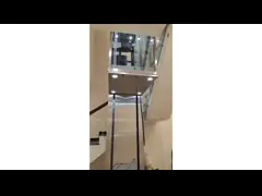 Naked cabin elevator
