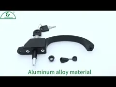 High Security Aluminum Sliding Screen Window Handle Lock With Key