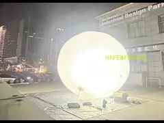 Dia.4.2m Spherical 360 Degree Halogen 2.4KW Balloon Light For Film Production