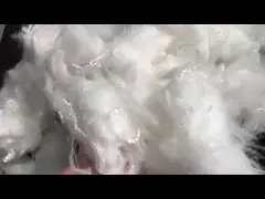 white low melt fiber