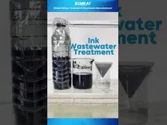 China Ink Removal Chemical Liquid Bleach Dicyandiamide Formaldehyde Resin For Color Wastewater Decolorant for sale