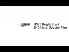 China NASIDO MS35 Bright Black Nano Ceramic Window Film UV And Yellowing Resistance for sale