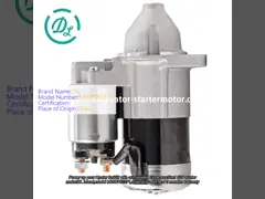 Hyster Fork Lift Starter Motor EexacavaStart 12 Volt for M0T84381