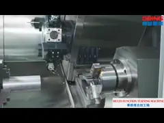 China high precision Double Spindle Cnc Machine Turning And Milling Compound Processing Machine for sale