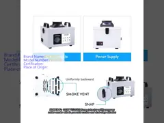 100W Solder Fume Extractor FES150S Smoke Absorber For Small Laser Printing Engraving DIY Welding