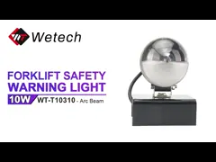 China 10W  Forklift Arc Safety Light Forklift Lamp Red Side Lights for sale