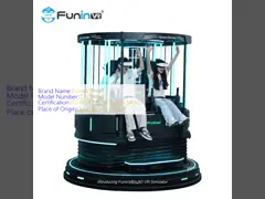 Discover the Next Level of Immersive Gaming with 9D VR Simulator 2620*1480*2080mm 55 Inch Screen