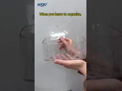 Chiaro organizzatore Basket Wall Mount del bagno di stoccaggio della cucina per la doccia Antivari