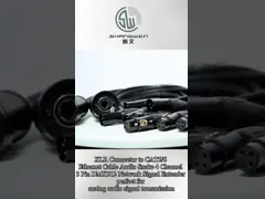 China 4-Channel 3-Pin XLR Audio Snake Cable Stage Recording Studio Female Male Network Signal Extender Multi-Channel XLR RJ45 Ethercon for sale