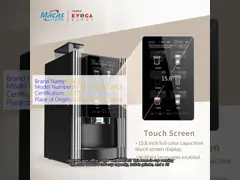 Upgrade Your Office Coffee Experience With 300 Cup Capacity Bean To Cup Coffee Vending Machine 700mm* 420mm*450mm