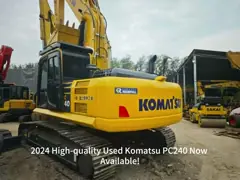 Heavy Duty Komatsu PC240 2nd Hand Excavator Second Hand Excavator Machine