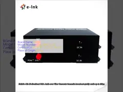 4Ch Bi-directional RCA Audio over Fiber Optical Converter