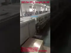 FPC_Length:38.5M용 PCB DES 기계