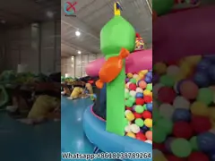 China Manufacturer Inflatable Combos Happy Easter Candy Inflatable Bounce House Castle for sale