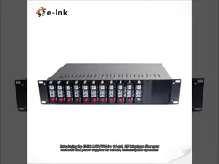 14-slots 2U Telephone Fiber Mux Rack