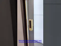 2 shutter aluminum with glass door