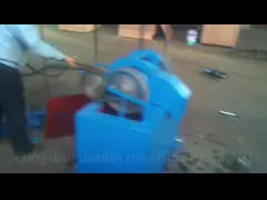 China High Efficiency Waste Tire Block Cutting Machine / Tyre Block Cutter 420r/Min for sale