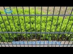 China Modern Design PVC Iron Double Loop Circle Wire Mesh Fence 2m Yard Gate for sale