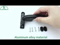 China Black door and window handles Aluminum alloy casement window handles with complete accessories for sale