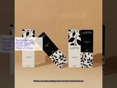 China Custom Cardboard Cosmetic Packaging Boxes with Varnishing Finish - Multiple Size Options & Custom Logo Printing for sale