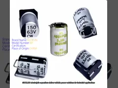 Factory-Produced Aluminum Capacitors with Long Lifespan & Stable Performance