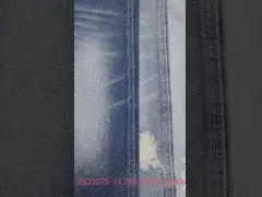 China 85%Cotton Woven Twill Style Dark Indigo Denim Fabric  For Denim Jeans for sale