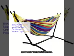 Upgrade Your Relaxation Experience with Wrought Iron Hammock Stand Package Includes Hammock Swing Chair