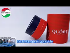 Custom Design Recyclable Paper Tube Packaging For Perfume Skincare Cosmetic Candle Essential Oil Round Box Cylinder Container