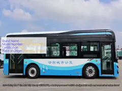 7.5m Mini City Bus Battery Powered Vehicles Used For Safe And Convenient City Travel