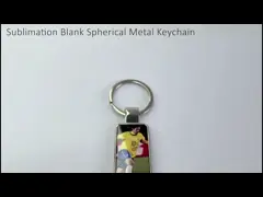 Customization Football Soccer Keychain Promotional Sublimation Blank Custom Metal Keychain