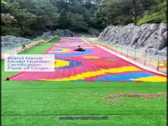 Outdoor Rainbow Slide for Playgrounds Durable All-Ages Fun