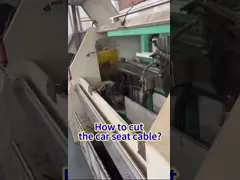How are the car seat belts cut