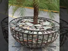 Galvanized Steel Gabion Fence with 220-300g/m² Zinc Coating