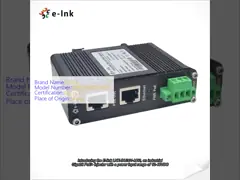 80~320VDC Power Input Industrial Gigabit PoE+ Injector